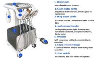 China Veterinary Dental Equipment Mobile Dental Unit For Pet Clinic Animal Teeth Care Movable Dental Trolley for sale