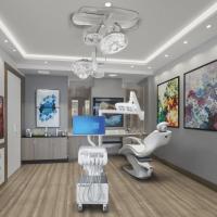 China Factory Medical Mobile Trolley Cart Portable Dental Turbine Unit Anzhe Dental Assistant Cart With 550W Compressor for sale