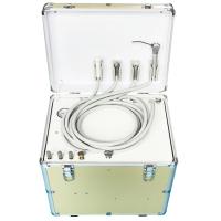 China Portable Treatment Box Dental Clinic Turbine Unit With Air Compressor Suction System and Triplex Syringe for Dental Practicing for sale