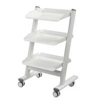 China Hot Sale Dental Equipment Stainless Steel Medical Trolley Cart 4 Universal Wheels Mobile Dental Cart for sale