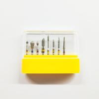 China Hot Supply Dental Diamond Bur Set Finishing Cavity Prepartion Kit Factory Directly High Speed Drill Bur for sale