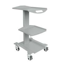 China Dental Clinic Cabinet Dental Clinic Mobile Trolley Cart With Three Layer Tray Medical Furniture Mobile Cart for sale