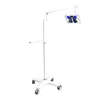 China Portable Dental Teeth Whitening Machine 12W Powerful 10 LED Cold Light Floor Standing Moveable Bleaching Unit Lamp for sale