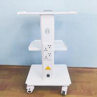 China Dental Clinic Mobile Instrument Cart Dental Mobile Cart With Brake Caster Built-in Socket Dental Portable Trolley Cart for sale