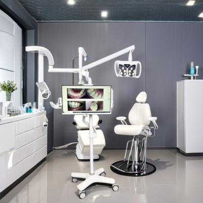 China Beauty Salon Teeth Whitehing Machine Blue Light 10 Eyes Teeth Bleaching Machine Mobile Dental Teeth Whitening Lamp for sale