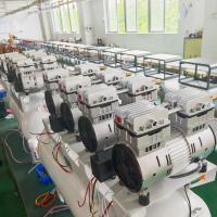 China 3.5HP Oil Free Dental Air Compressor With Air Dryer 3 Motor Low Noise 65dB Air Compressor For Medical Use for sale