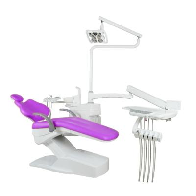 China Dental Device Equipment Automatic Dental Chair Foshan Factory PU Leather Custom Dental Chair Unit for sale