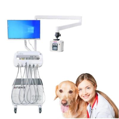 China Top Quality Veterinary Dental System Vet Clinic Equipment Pet Teeth Treatment Unit Mobile Dental Cart for sale