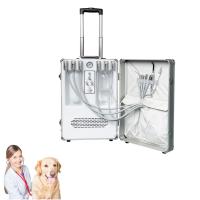 China Hand Held Vet Dental Equipment Pets Teeth Treatment Suitcase Animal Teeth Care Veterinary Mobile Dental Treatment Unit for sale