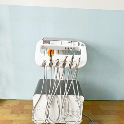 China Foshan Factory 550W Portable Dental Unit Best Seller Mobile Dental Treatment Trolley Electric Mobile Dental Cart for sale