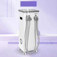 China Mobile Dental Suction Unit With Dirty Water Tank Automatic Drainage Dental Saliva Ejector Suction 800L Per Min Suction Machine for sale