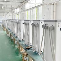China Mobile Dental Suction Unit With Dirty Water Tank Automatic Drainage Dental Saliva Ejector Suction 800L Per Min Suction Machine for sale