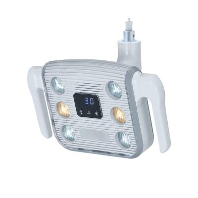 China Dental Chair Oral LED Light Dental Lamp 6 Bulbs Shadowless Dental Unit Oral Light for Implant Surgical for sale