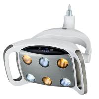 China Dental Operation Light Shadowless 6 LED Oral Lamp for Dental Chair 30000 Lux Dental Surgery Lighting for sale