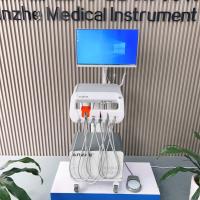 China Custom Portable Veterinary Instrument Unique Design Mobile Dental Trolley with Oral Camera for sale