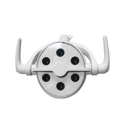 China 6 Bulb LED Dental Shadowless Light Oral Surgery and Examination Light for Dental Clinics Dental Chair Surgical Lamp for sale
