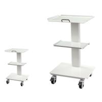 China High Quality Dental Rolling Durable Trolley Mobile Instrument Cart Built-in Socket Dental Instrument Trolley for sale