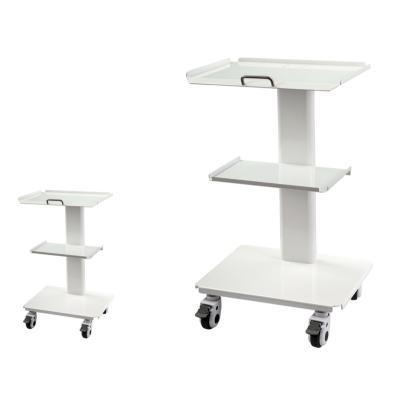 China High Quality Dental Rolling Durable Trolley Mobile Instrument Cart Built-in Socket Dental Instrument Trolley for sale