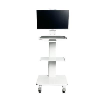 China Dental Mobile Cart Mobile Dental Trolley Medical Large Place Dental Trolley Dental Monitor Oral Scanning Cart with Four Wheels for sale
