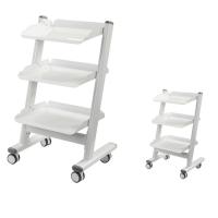 China 3-layer Economical and Convenient Salon Trolley Durable Dental Mobile Cart Hospital Dental Metal Tool Cart with Four Wheels for sale