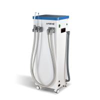 China Mobile Dental Suction Unit with Automatic Drainage & Dirty Water Tank – 800L/min Suction Power for Dental Clinics for sale
