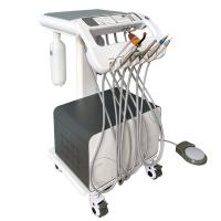 China Mobile Dental Delivery Unit Air Compressor Multifunctional for Routine Restorative Oral Surgery Endodontics Compact Dental Cart for sale