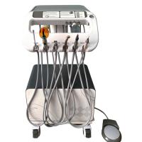 China New Mini Mobile Dental Unit with Air Compressor Portable Dental Therapy Cart for Clinics Homes Mobile Vet Dental Unit for sale