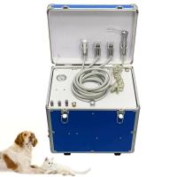 China Wholesale Factory Veterinary Portable Dental Unit with Suction Air Compressor | Suitcase Mobile Pet Dental Treatment Box for sale
