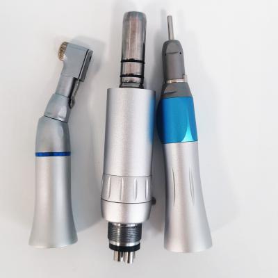 China Factory Custom Low Speed Dental Handpiece Set External Water Spray Contra Angle 1:1 OEM Dental Handpiece for sale