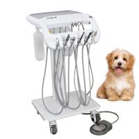 China Portable Veterinary Dental Unit for Pets | Mobile Vet Dental Treatment Machine with Scaler & Handpieces | Factory Direct for sale
