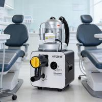 China High Efficiency 750W Portable Dental Suction Unit | 1000L/min Strong Vacuum Dental Saliva Ejector with Auto Drain for sale