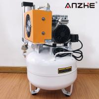 China Ultra-Quiet 55dB Oil-Free Energy-Efficient 550W 32L Air Compressor for Medical & Dental Clinics with Dryer for sale