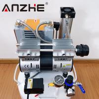 China Ultra-Quiet 55dB Oil-Free Energy-Efficient 550W 32L Air Compressor for Medical & Dental Clinics with Dryer for sale