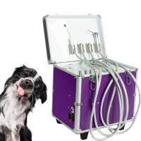 China All-in-One Pet Dental Care System with Air Compressor, Handpiece Tubes & Strong Suction for Mobile Veterinary Clinics for sale