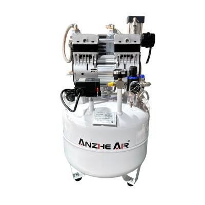 China 40L Silent Oil-Free Dental Air Compressor 850W Clinic Equipment Air Pump with OEM Logo for sale