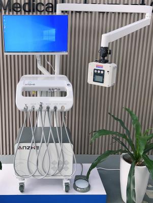 China Factory Direct 550W Power Veterinary Dental Trolley with 38DB Noise and 0.8Mpa Pressure Mobile Pet Dental Treatment Cart for sale