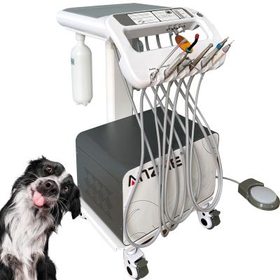 China Factory Direct Veterinary Pet Dental Mobile Trolley with X-Ray Unit Portable Vet Dental Treatment Cart OEM Dental Trolley for sale