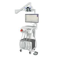 China Portable Mobile Dental Unit with LED Light Multi Function Dental Treatment Trolley Cart for Clinic for sale