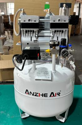China Ultra-Quiet Energy-Efficient 32L Silent Oil-Free Air Compressor for Medical & Dental Clinics with Dryer for sale