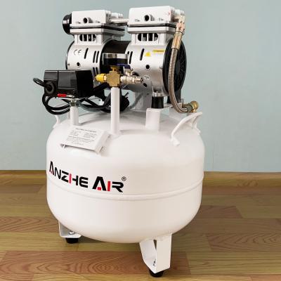China 32L Oil Free Dental Air Compressor 550W Silent Medical Air Pump Portable Air Compressor for Dental Clinic Equipment for sale