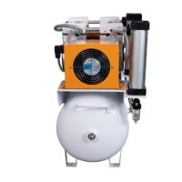 China 60L Dental Air Compressor with Dryer 1700W Silent Oil Free Air Pump for 4 Dental Chairs Medical Air Compressor for sale