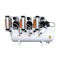 China 2550W Dental Air Compressor with Dryer 90L Oil Free Silent Air Compressor for Multi Dental Chairs Clinic Equipment for sale
