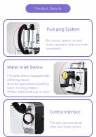 China Portable Dental Suction Unit 1300W Surgical Aspirator Vacuum Pump with Air Liquid Separation System for Dental Clinic Use for sale