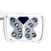 China Dental LED Operation Light Shadowless Lamp with Teeth Whitening Function 10 Bulbs Adjustable Dental Chair Light 12-24V OEM Available for sale