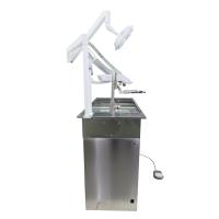 China 3-in-1 Veterinary Workstation with 550W Oil-Free Air Compressor and LED Surgical Light for Efficient Dental Treatment for sale