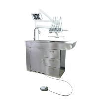 China 3-in-1 Veterinary Workstation with 550W Oil-Free Air Compressor and LED Surgical Light for Efficient Dental Treatment for sale