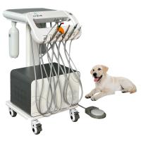 China 550W Mobile Dental Delivery Unit with 0.8Mpa Pressure and 38DB Noise Compact Dental Cart for Veterinary Use for sale
