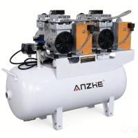 China 60L Tank 1700W Power Oil Free Dental Air Compressor with Dryer for 4 Dental Chairs for sale