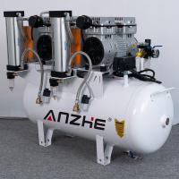 China 60L Tank 1700W Power Oil Free Dental Air Compressor with Dryer for 4 Dental Chairs for sale
