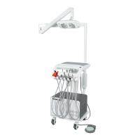 China 550W Veterinary Dental Unit with LED Operating Light and Built-in Air Compressor for Mobile Pet Dental Cart for sale